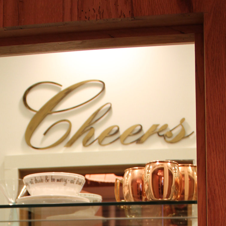 Letter2Word Cheers Wall Décor & Reviews | Wayfair