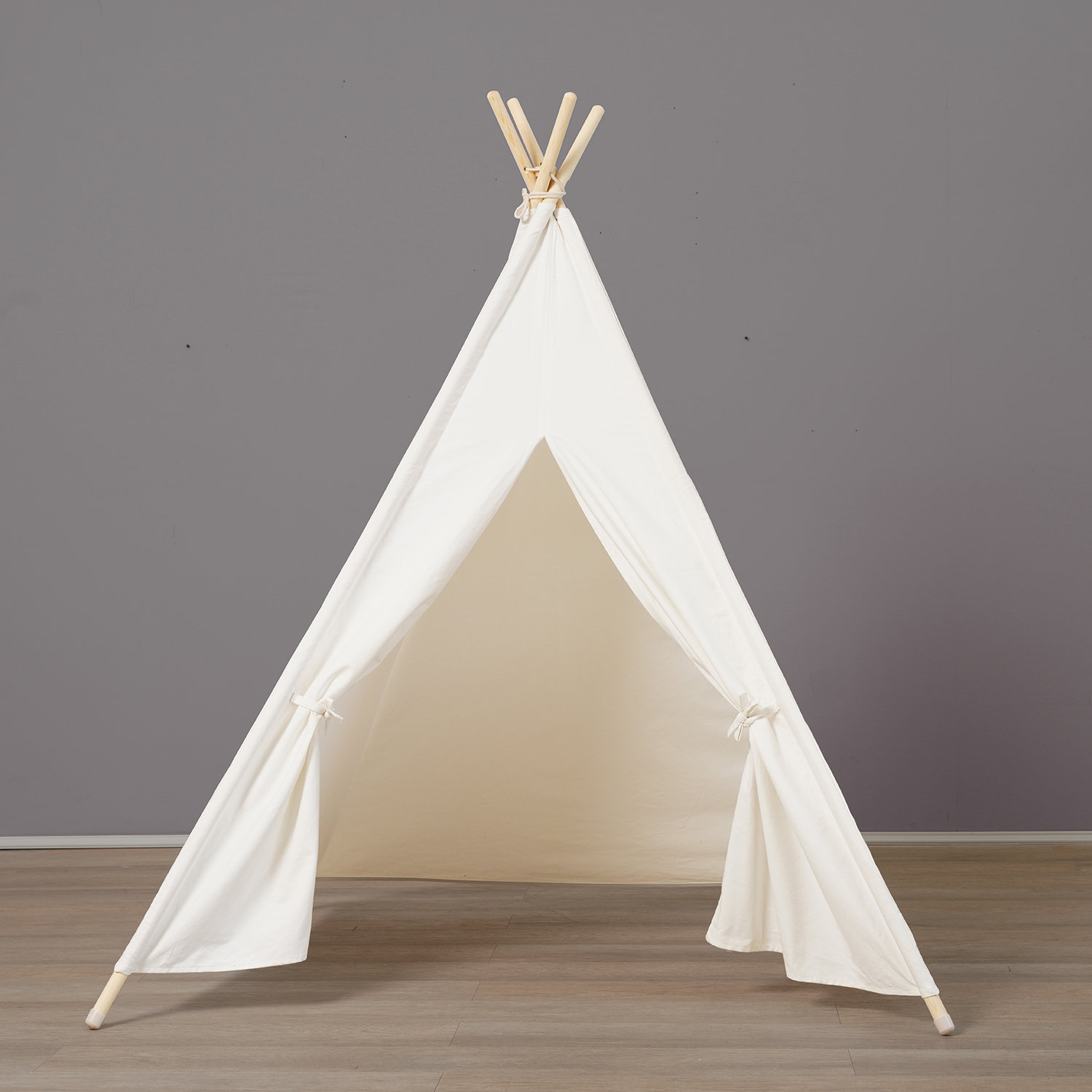 Hooga Kids Play Tent Canvas Play House Triangular Play Tent | Wayfair.co.uk