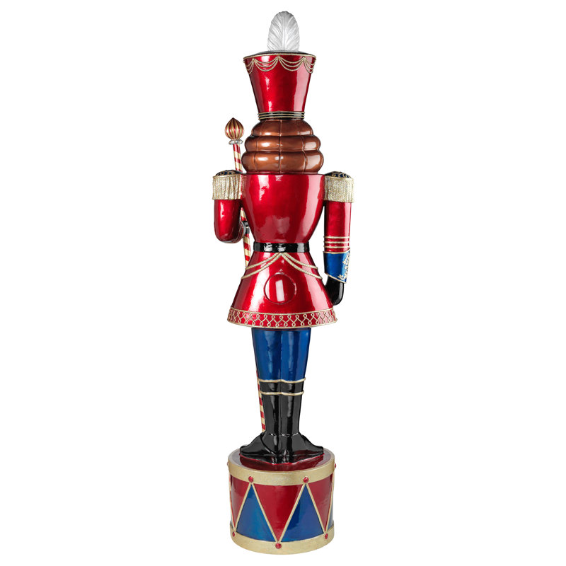Design Toscano Illuminated Bavarian Style Holiday Nutcracker Statue ...