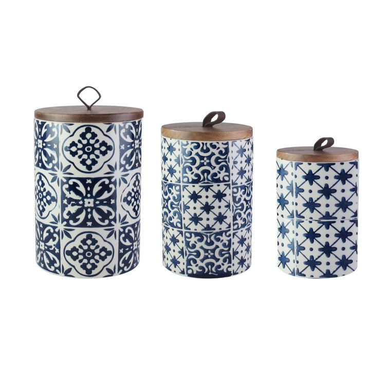 Lark Manor 3 Piece Kitchen Canister Set & Reviews | Wayfair