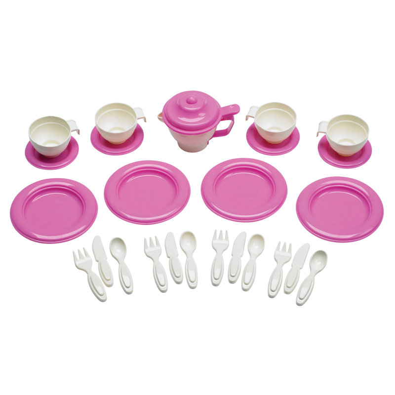 American Plastic Toys 25 Piece Tea Party Set & Reviews | Wayfair