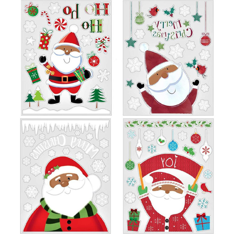 Red Barrel Studio® Santa Claus Window Decal | Wayfair