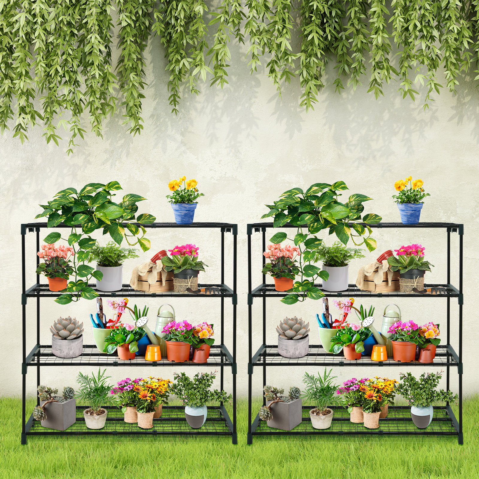 EAGLE PEAK 42' W x 17' D Growing Rack | Wayfair