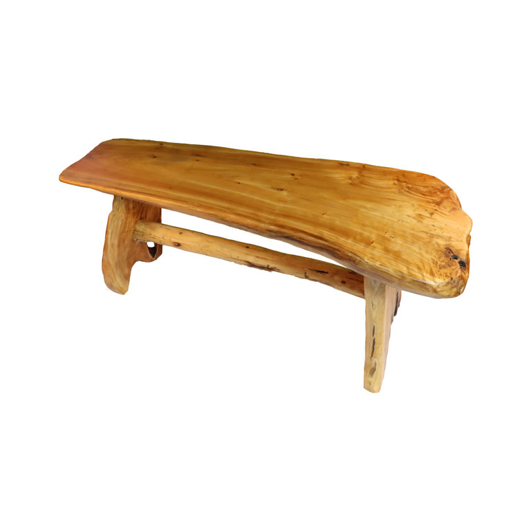 Millwood Pines Cedar Root Stump Bench | Wayfair