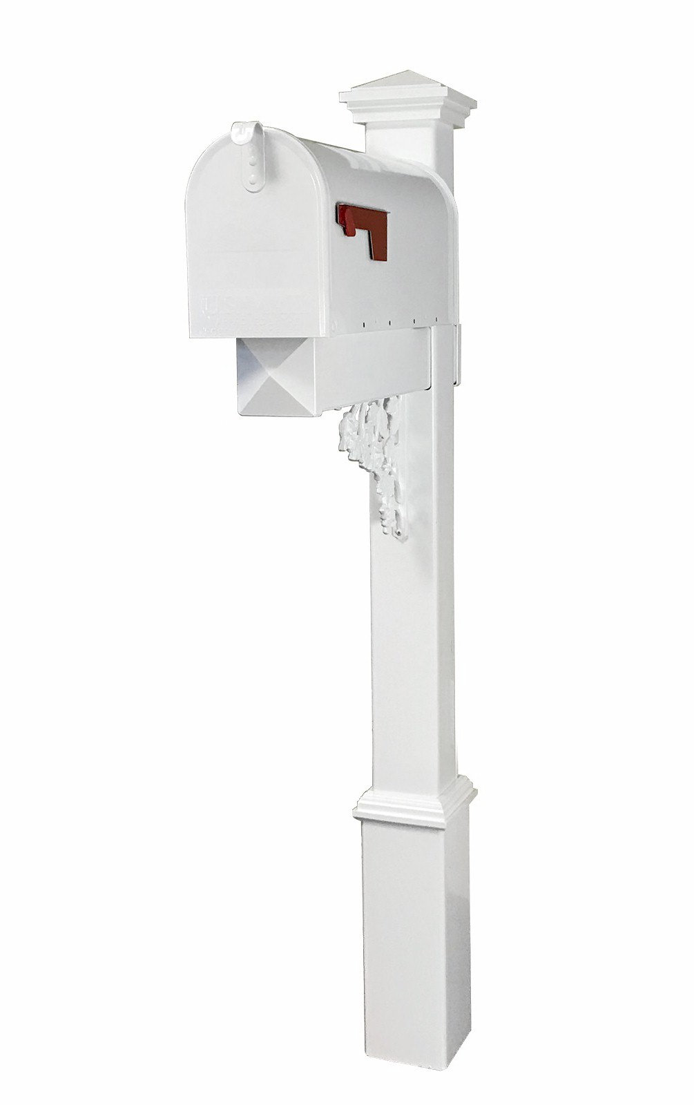 4EverProducts Post Mounted Mailbox & Reviews | Wayfair