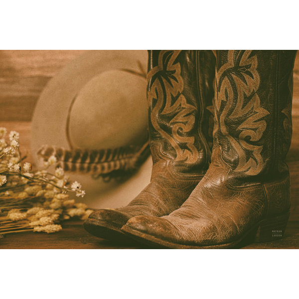 Union Rustic Cowboy Boots V - Print | Wayfair