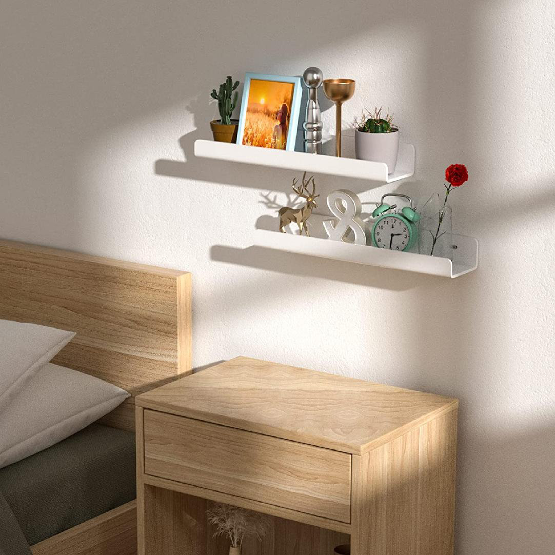 Latitude Run® 2 Piece Acrylic Picture Ledge Wall Shelf | Wayfair