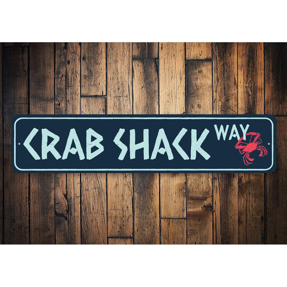 Lizton Sign Shop, Inc Crab Shack Way Custom Aluminum Sign | Wayfair