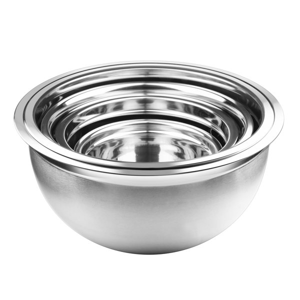 YBM Home Stainless Steel Nested Mixing Bowl Set | Wayfair