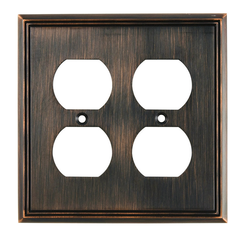 Richelieu Quadruple Receptacle 2-Gang Duplex Outlet Wall Plate | Wayfair