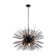 Wrought Studio™ 28 Inch Astra Sputnik Satellite Pendant Light, Spike ...