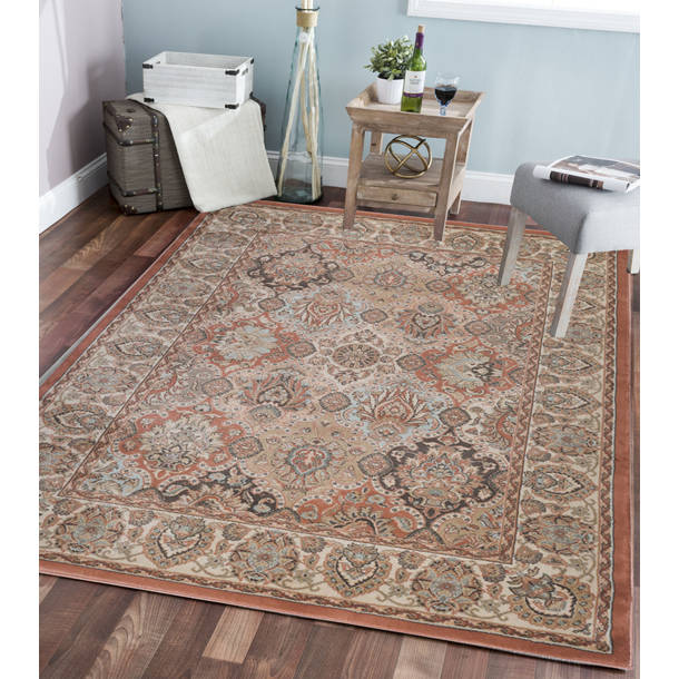 Wildon Home® Garda Performance Beige Rug & Reviews | Wayfair