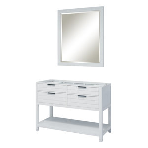 Dovecove 48" Single Bathroom Vanity Base Only in White | Wayfair