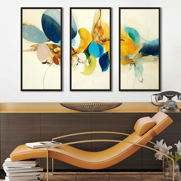 Latitude Run® Candid Color - 3 Piece Floater Frame Print on Canvas ...