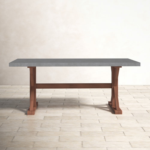 Farmhouse & Rustic Rectangle Outdoor Dining Tables | Birch Lane