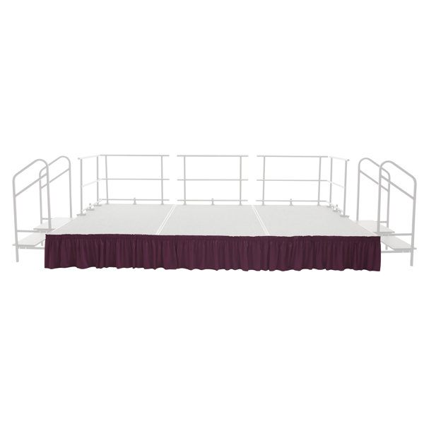 AmTab Manufacturing Corporation Stage and Riser Skirting 15" High Stage ...
