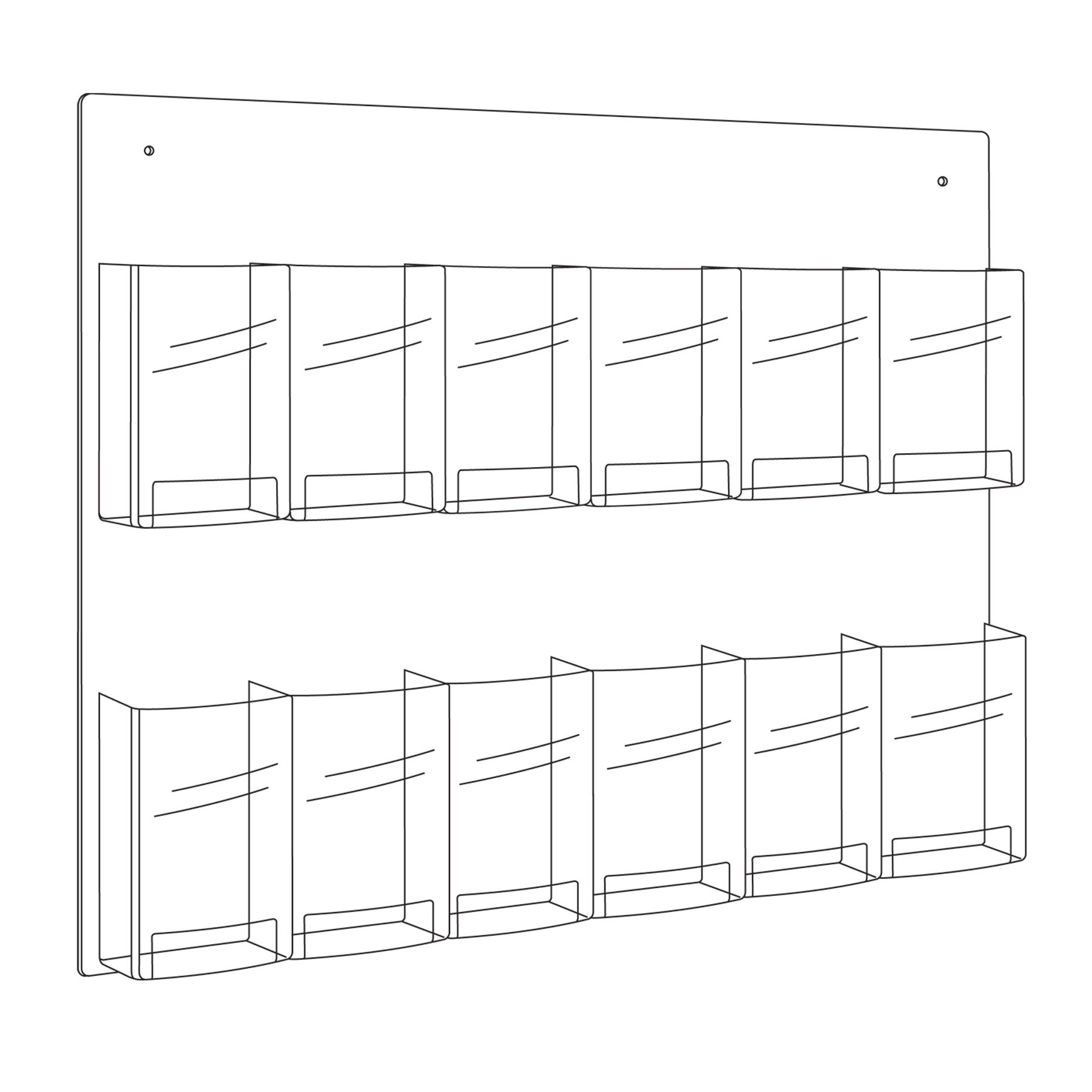 Safco Products Clear2c Safco Pamphlet Magazine Rack & Reviews | Wayfair