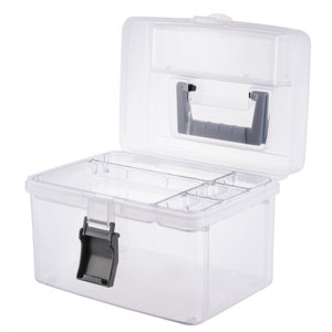 Rebrilliant 2 Tier Supply Plastic Craft Case Box | Wayfair