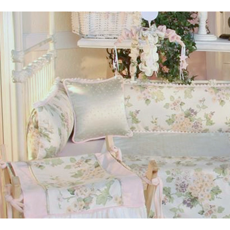 Brandee Danielle Flower Medley 4 - Piece 100% Cotton Crib Bedding Set ...