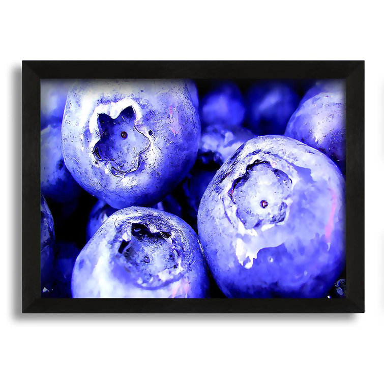 August Grove Blueberry - Picture Frame Photograph on Canvas | Wayfair.co.uk