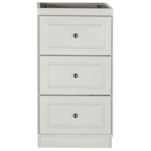 Highland Dunes Cheever Drawer Bank Shaker 12" Bathroom Vanity Base Only ...