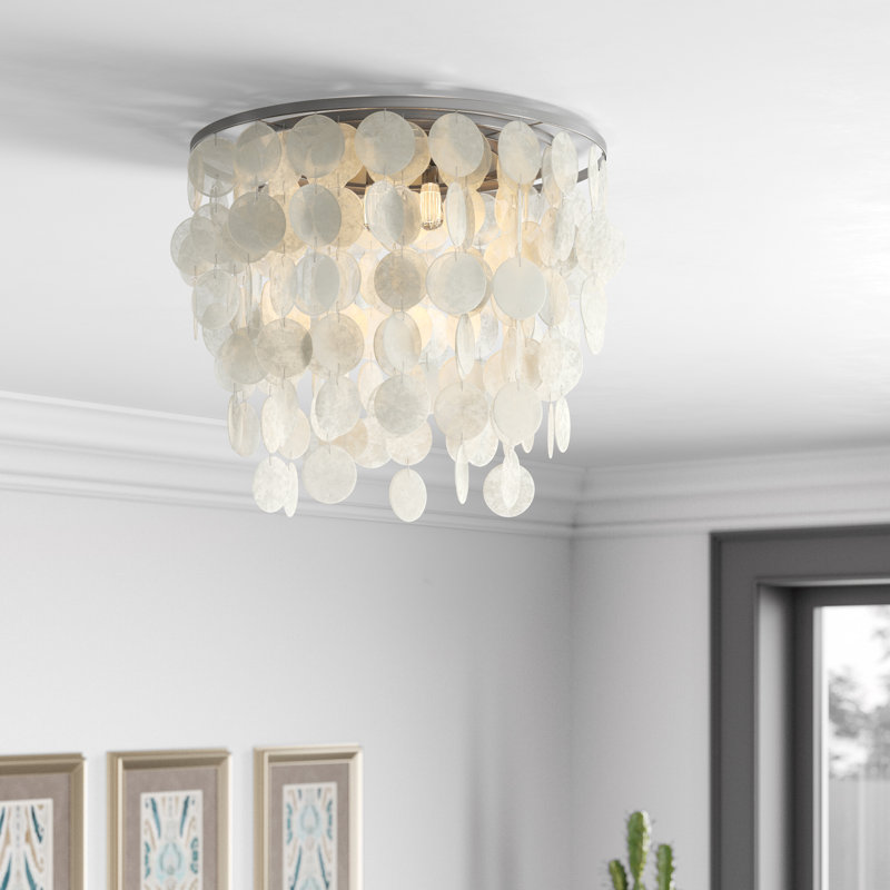 Mistana™ Icarus Shell Flush Mount & Reviews | Wayfair