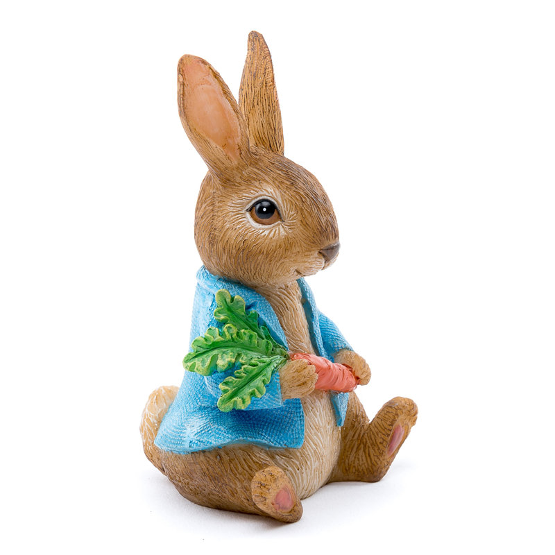 Trinx Peter Rabbit Holding a Carrot | Wayfair