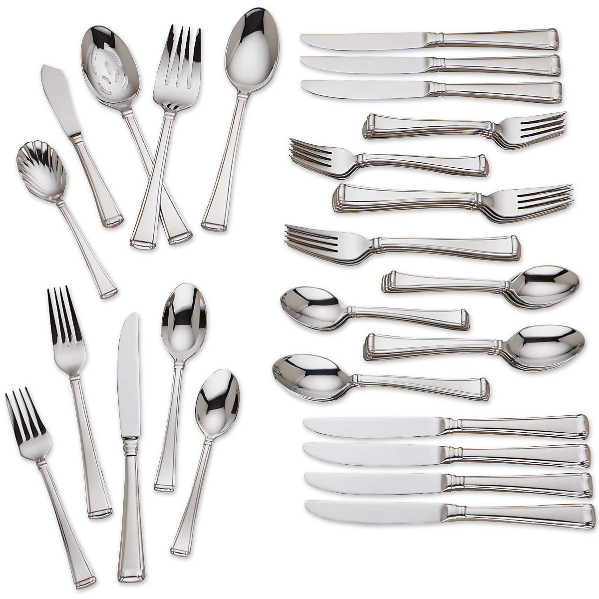 Hampton Forge Stainless Steel Flatware - Set of 45 | Wayfair
