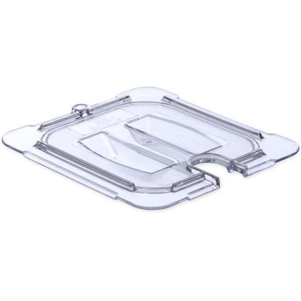 Carlisle Food Service Products Universal™ Clear Rectangle Plastic Lid ...