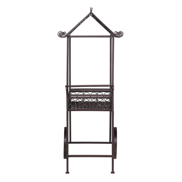One Allium Way® Cargo Wheelbarrow Plant Stand & Reviews | Wayfair