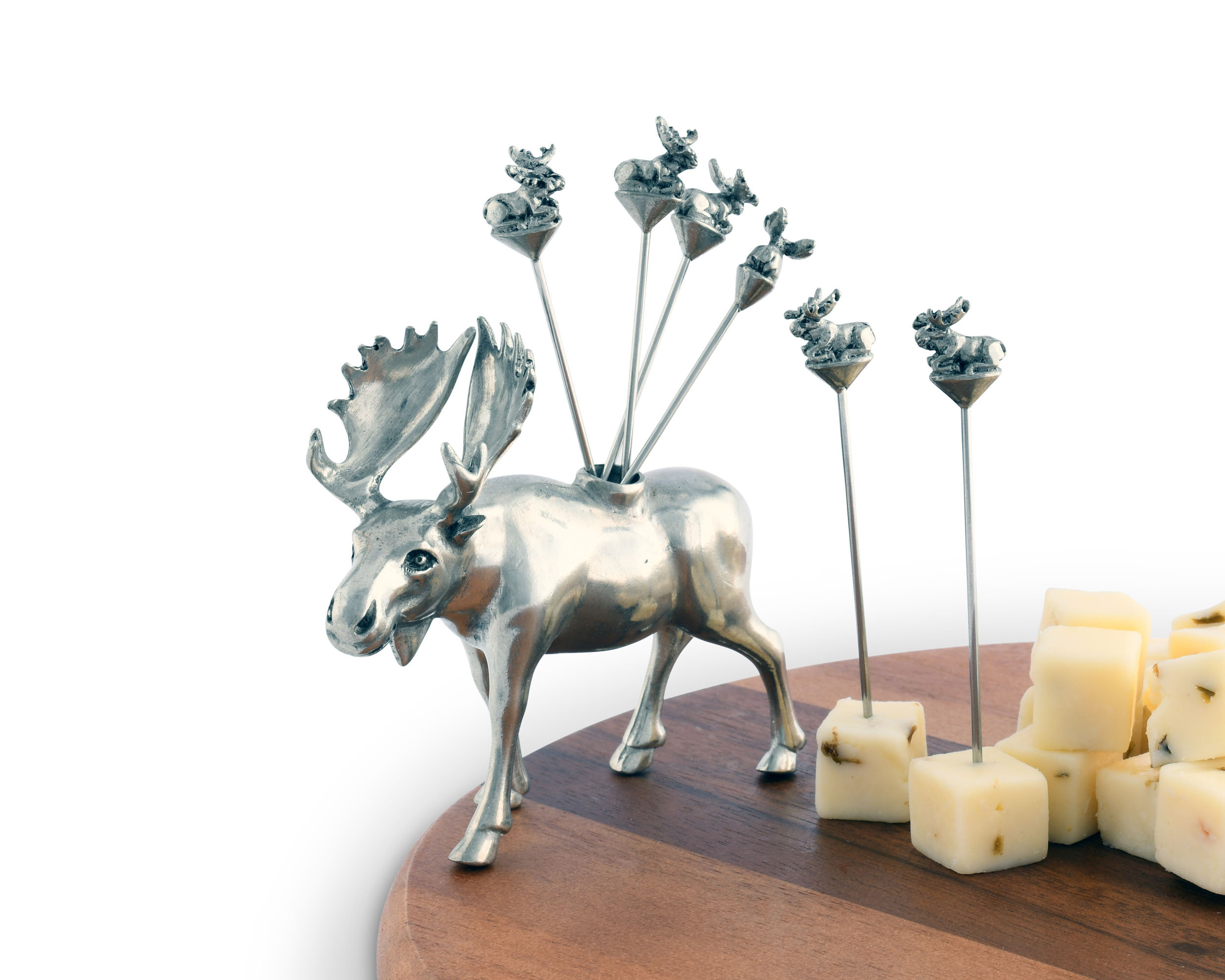 Vagabond House Lodge 7 Piece Moose Cheese Marker Set | Wayfair