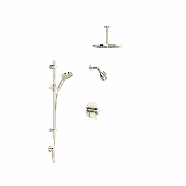 House of Rohl Lombardia Pressure Balanced Complete Shower System with ...