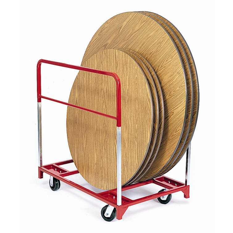 Raymond Products 1600 lb. Capacity Round Folding Table Dolly | Wayfair
