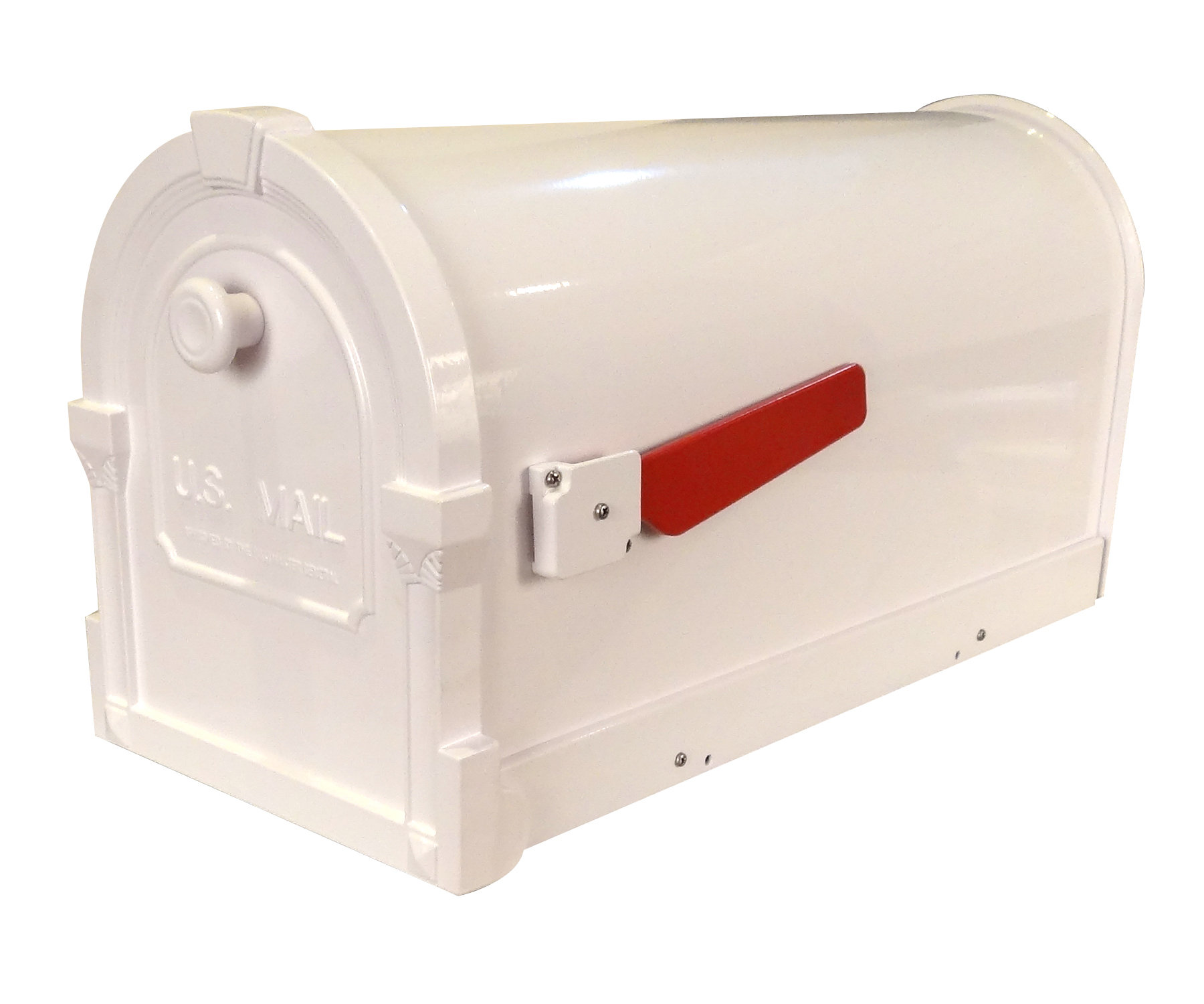 Special Lite Products Savannah Post Mounted Mailbox with Rain Overhang ...