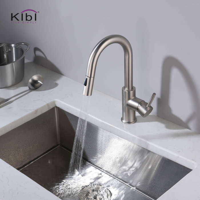 KIBI USA KIBI Pull Down Kitchen Faucet & Reviews | Wayfair