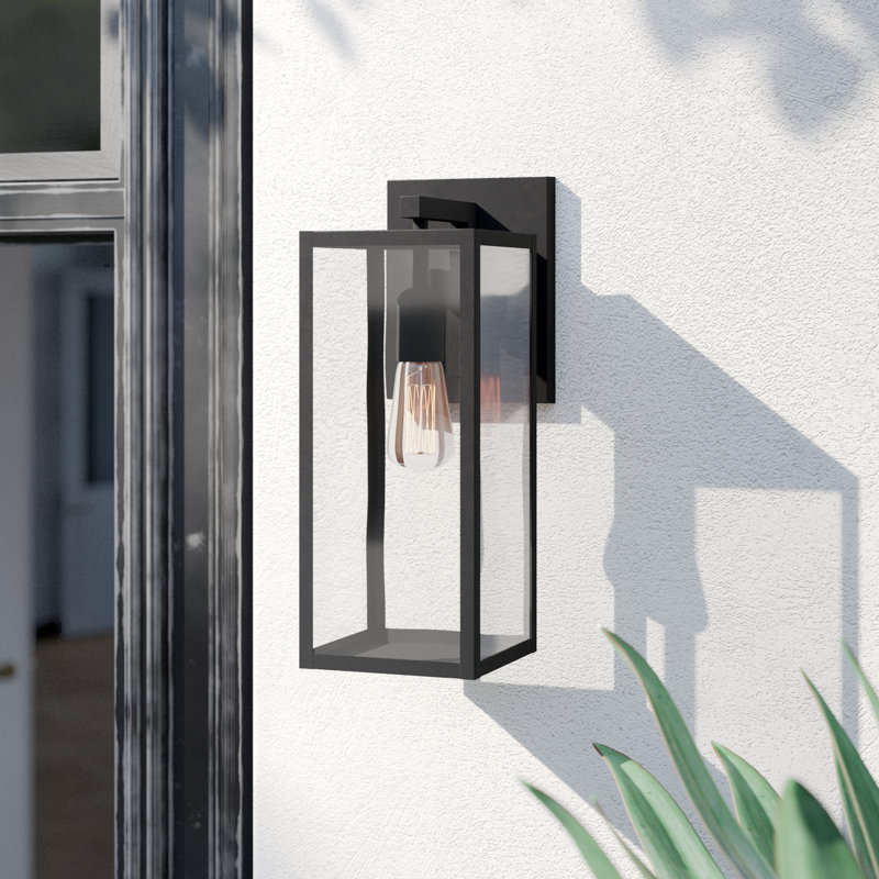 George Oliver Malak Steel Wall Light & Reviews | Wayfair