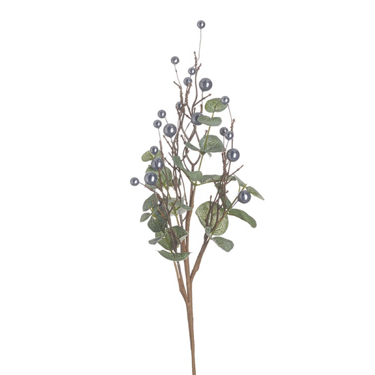 The Seasonal Aisle Pearlescent Blueberry Stem | Wayfair.co.uk