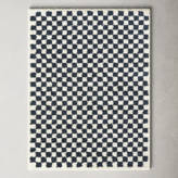 Walker Checkered Burnt Orange/Cream Shag Area Rug & Reviews | AllModern