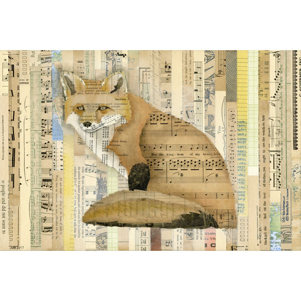 Trinx Red Fox Collage II by - Wrapped Canvas Print | Wayfair