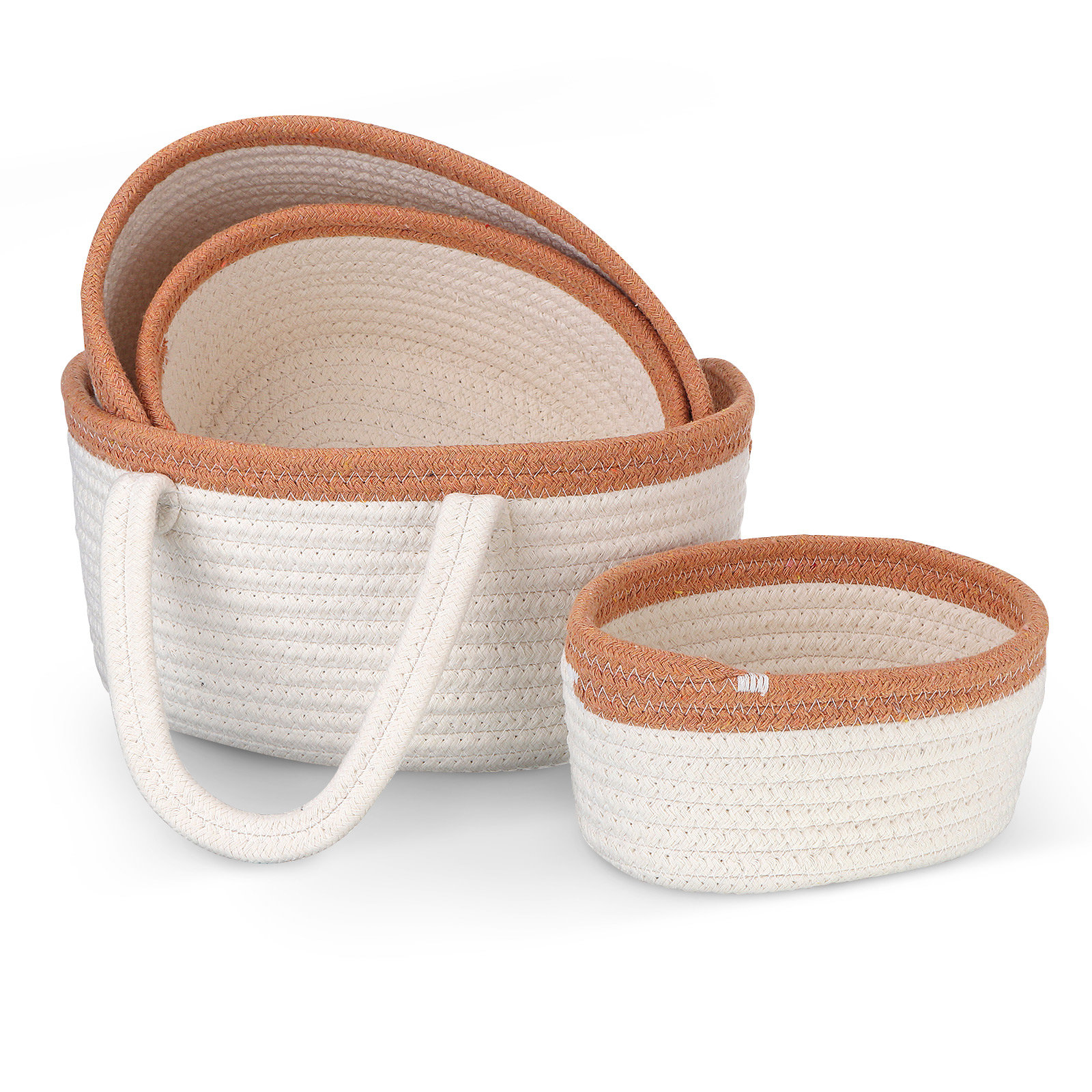 Rosecliff Heights 4 Piece Wicker Basket Set | Wayfair