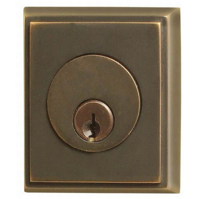 Emtek Rectangular Single Cylinder Deadbolt For 1-3/8" To 2-1/8" Door ...