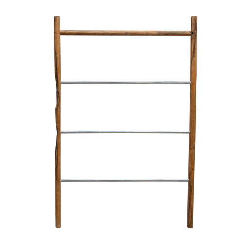 Union Rustic Norma Textile 1.5 ft Wood Ladder | Wayfair.co.uk
