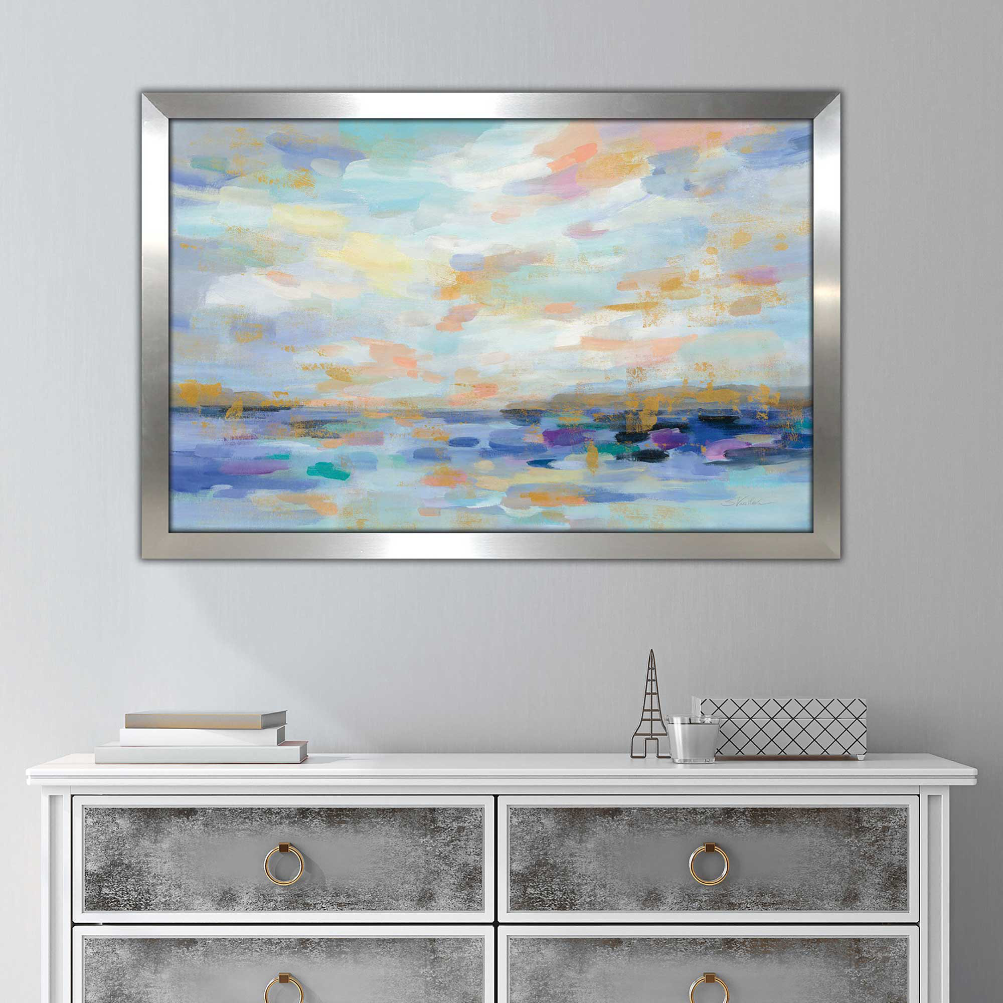 Wrought Studio Golden Sunrise - Picture Frame Print | Wayfair