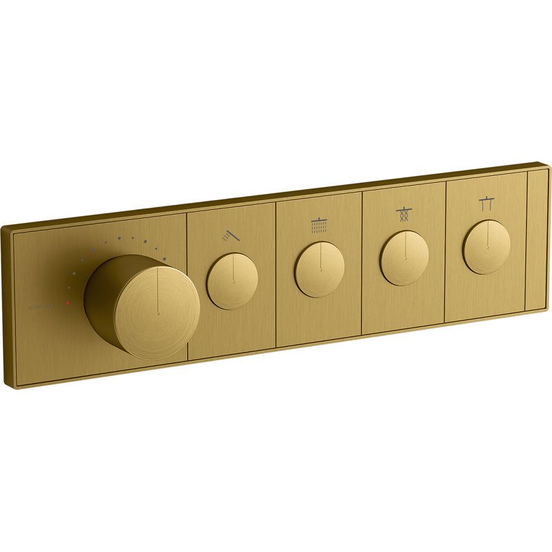 Kohler Anthem Four-Outlet Thermostatic Valve Control Panel With ...
