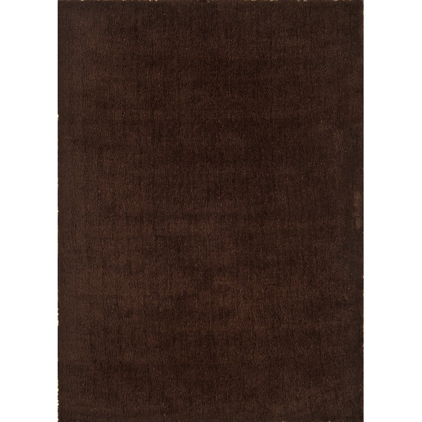 Winston Porter Hotchkiss Handmade Performance Chocolate Rug & Reviews ...