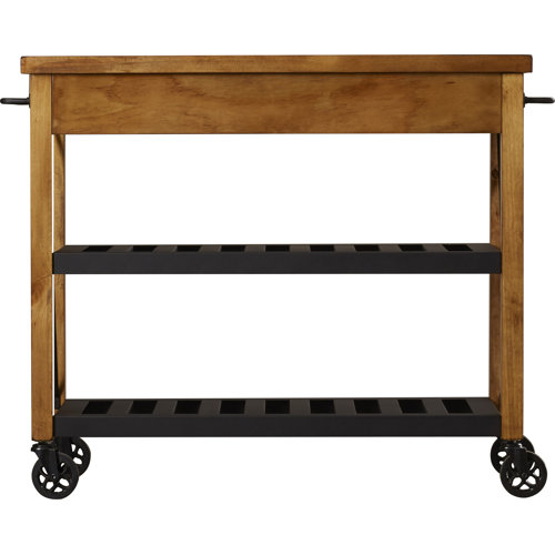 Williston Forge Ashwaubenon Wood Kitchen Cart & Reviews | Wayfair