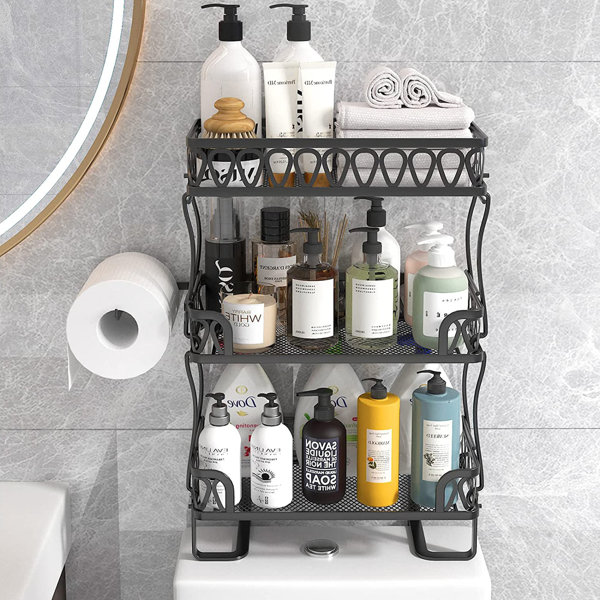 Red Barrel Studio® Freytiz Steel Freestanding Bathroom Shelves | Wayfair