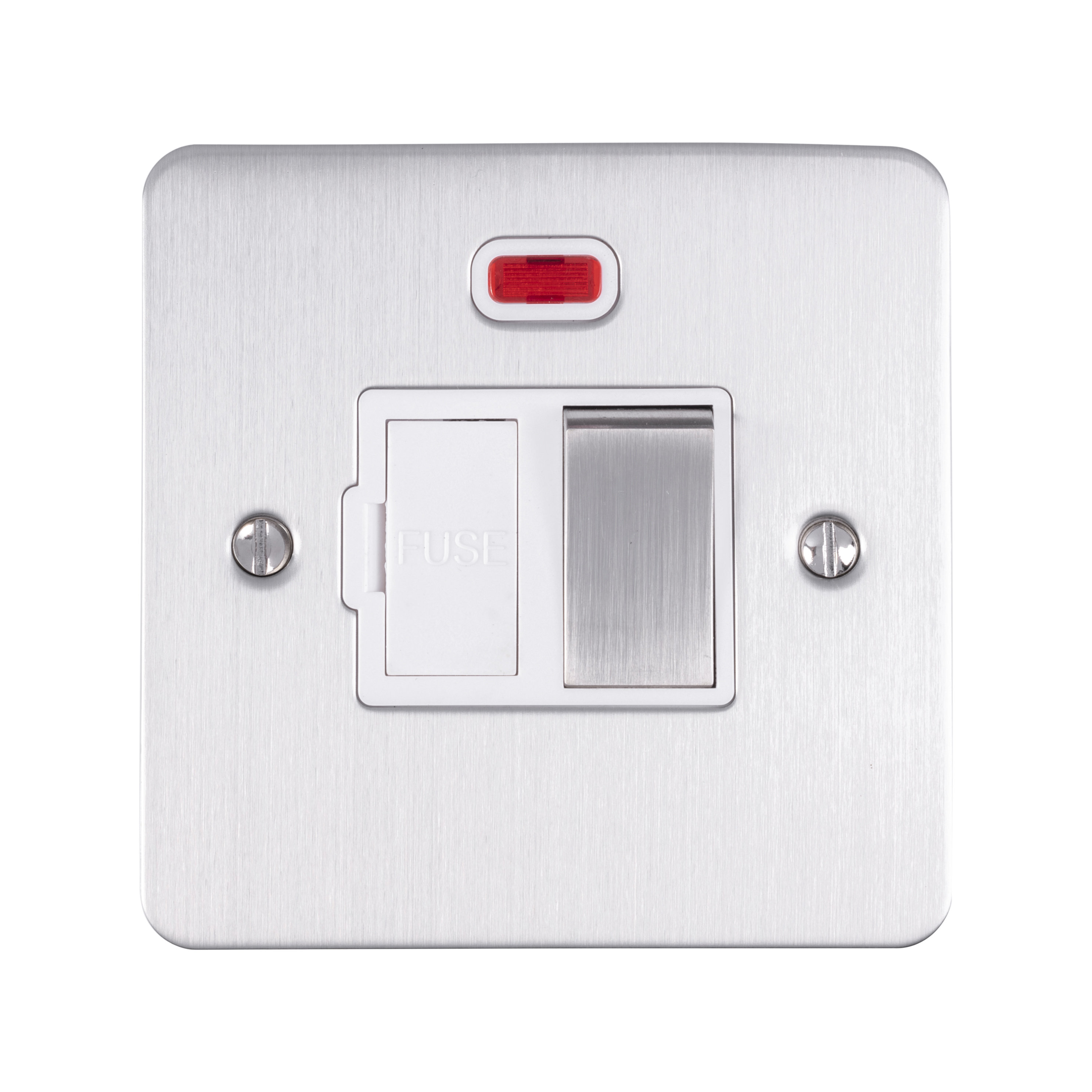 Eurolite Fuse Spur with Neon Enhance Flat Plate Matching White Trim ... Eurolite Fuse Spur with Neon Enhance Flat Plate Matching White Trim ...