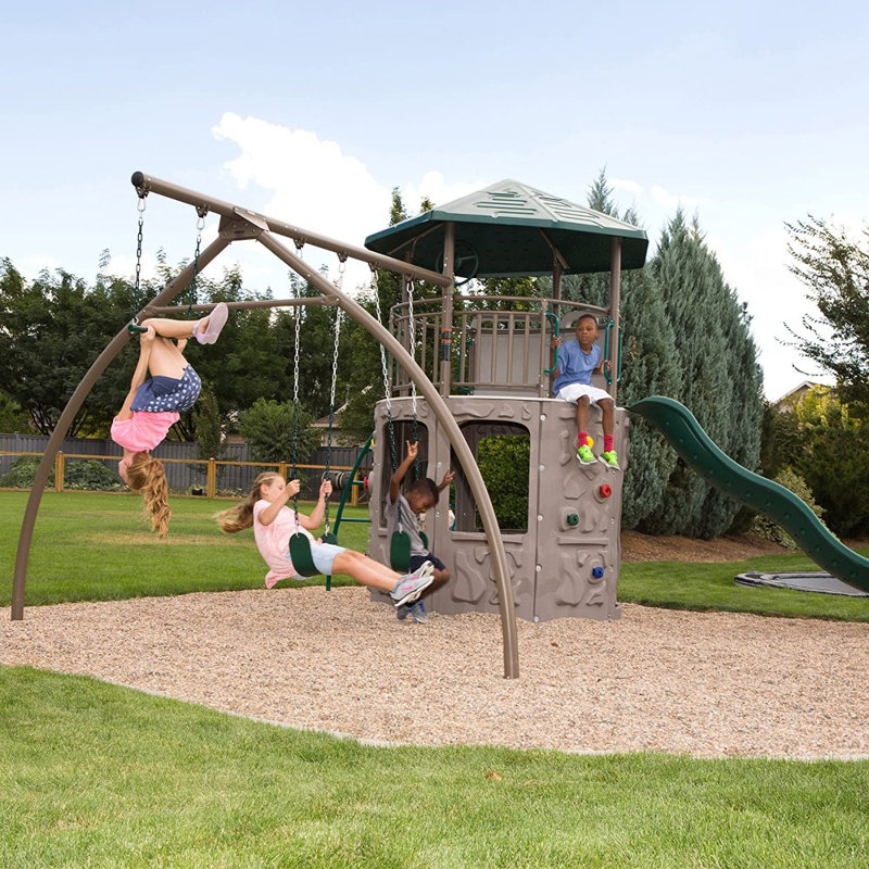 Lifetime Adventure Tower Swing Set & Reviews | Wayfair