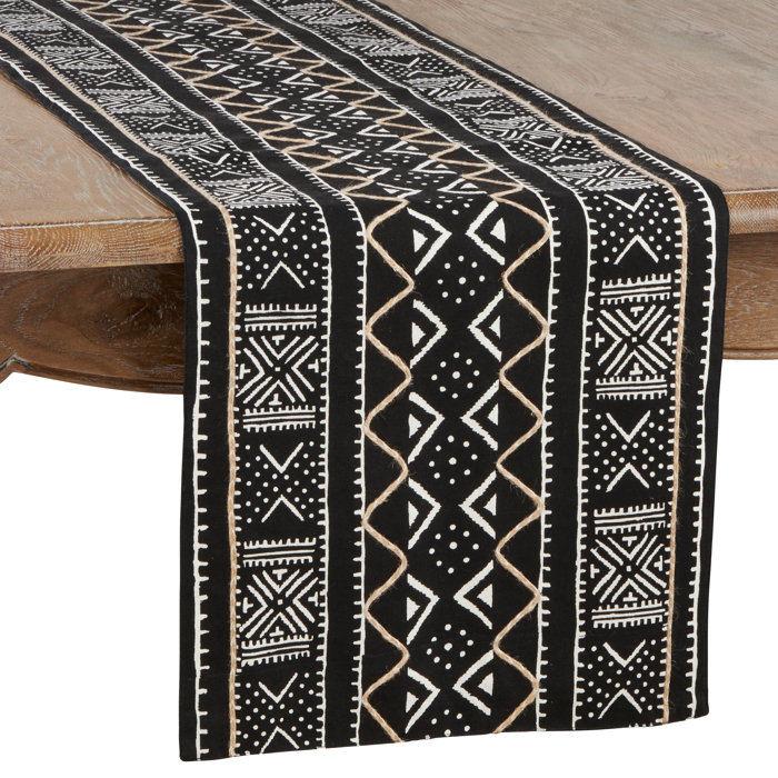 Union Rustic Gillispie Rectangular Geometric Table Runner & Reviews ...